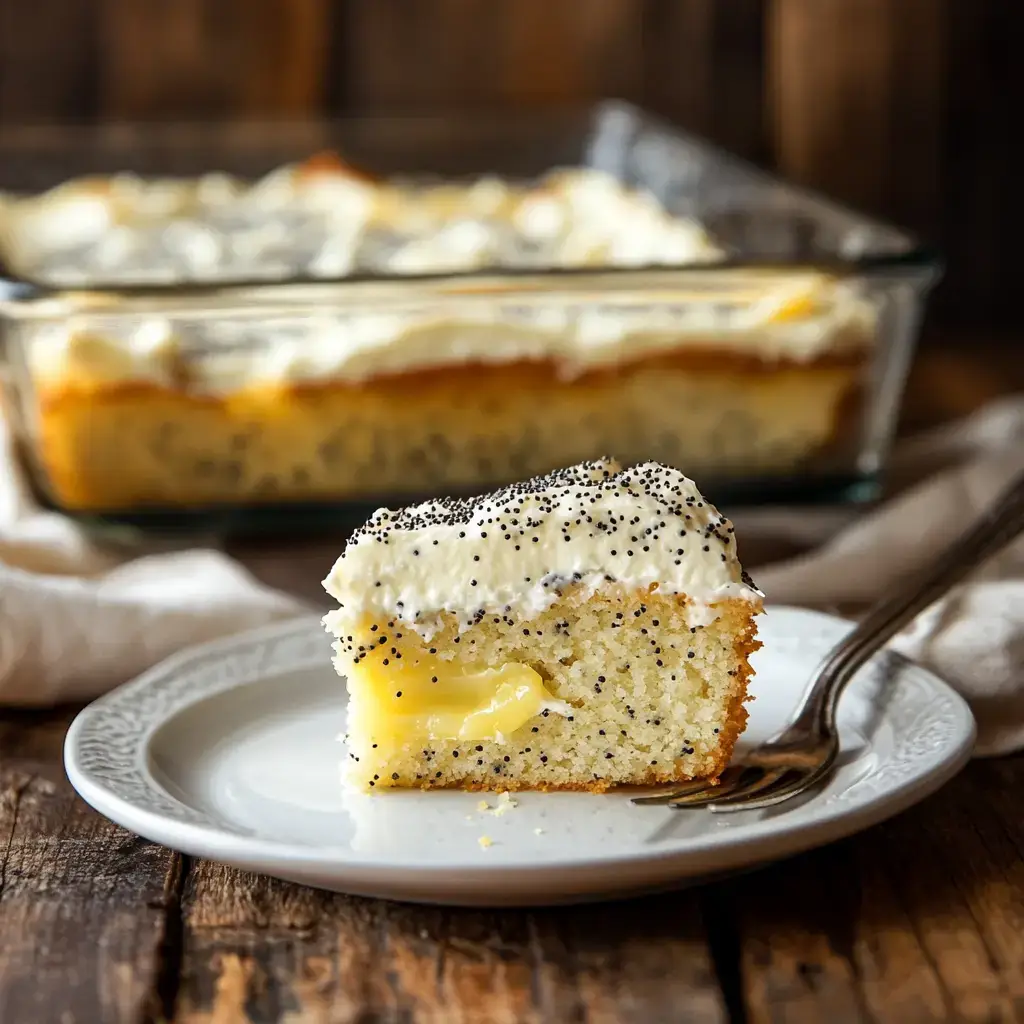 Lemon Poppy Seed Sheet Cake Recipe | 1 Crowd-Favorite Dessert