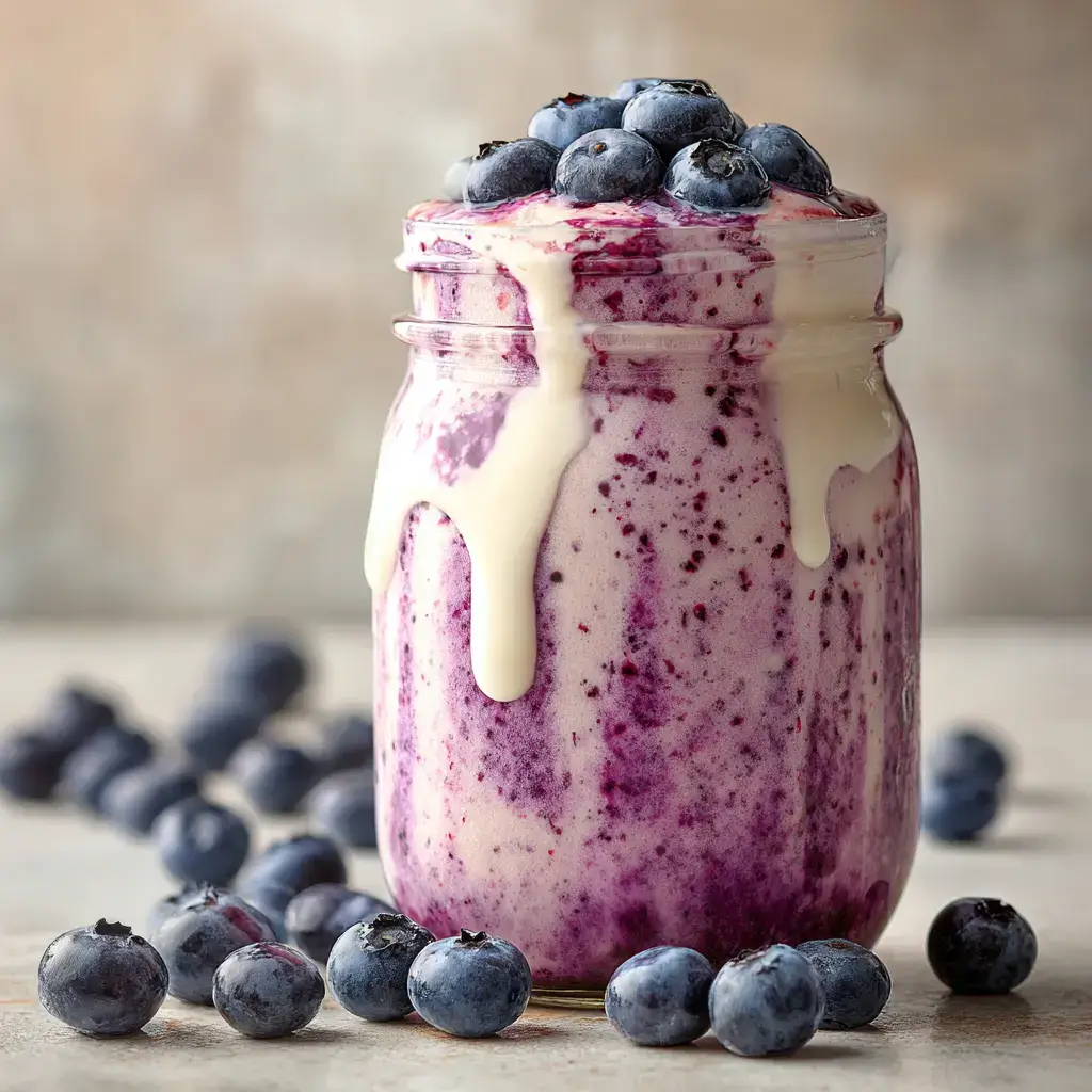 Banana Blueberry Smoothie with Milk – 5-Minute Creamy Delight