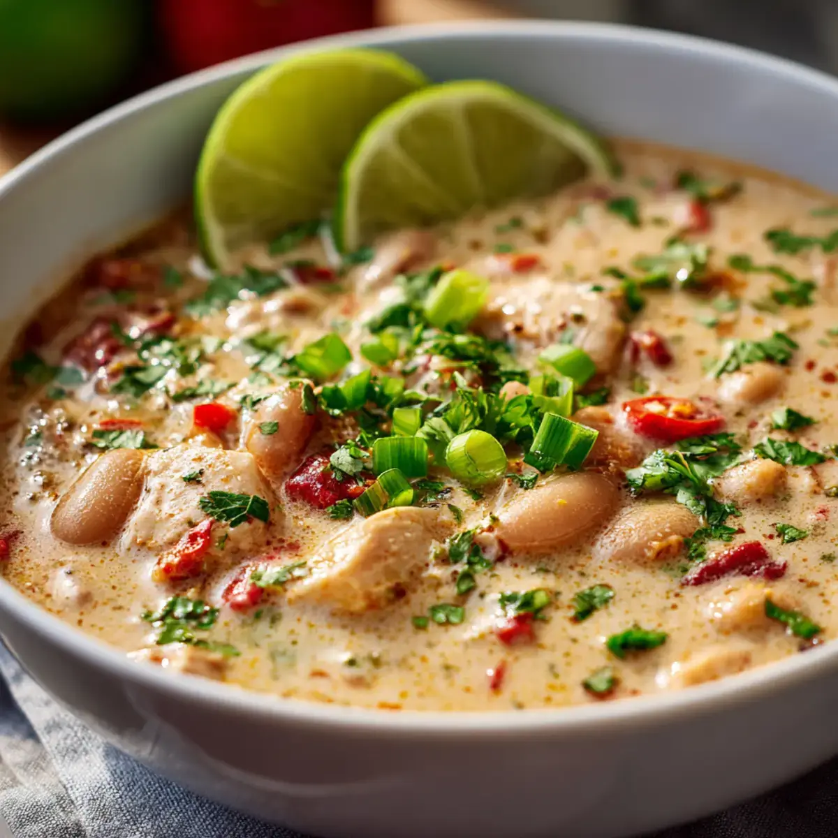 Cajun White Chicken Chili